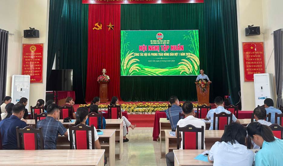 Hội Nông dân xã Quốc Việt tập huấn nghiệp vụ công tác Hội cho cán bộ ...
